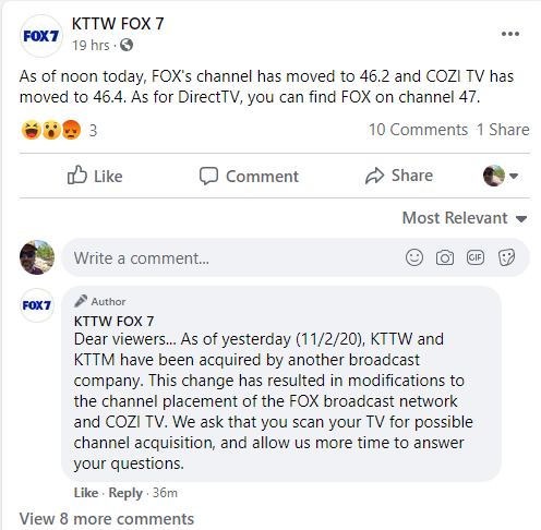 Update: FOX Changes Channels in Sioux Falls – NorthPine: Upper Midwest ...